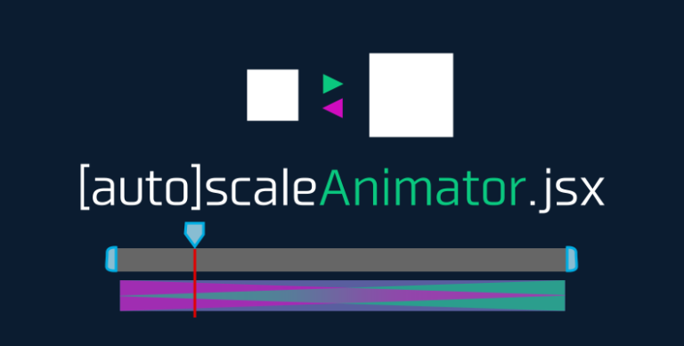 レイヤーを自動で拡大・縮小させるスクリプト[auto]scaleAnimator.jsx | SHADECO