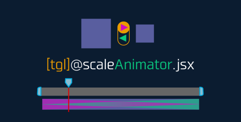 自動スケール適用後に拡大か縮小か切り替えられるスクリプト「[tgl]@scaleAnimator.jsx」 | SHADECO